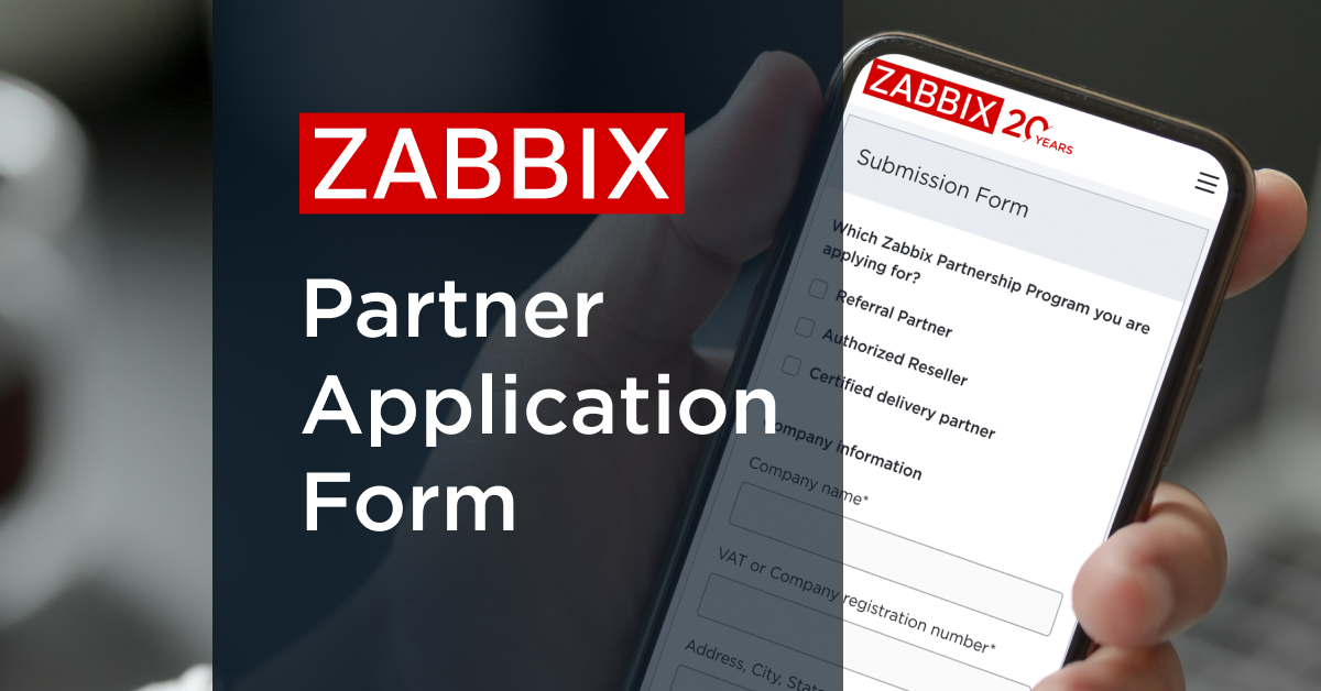 Partner Application Form - Zabbix